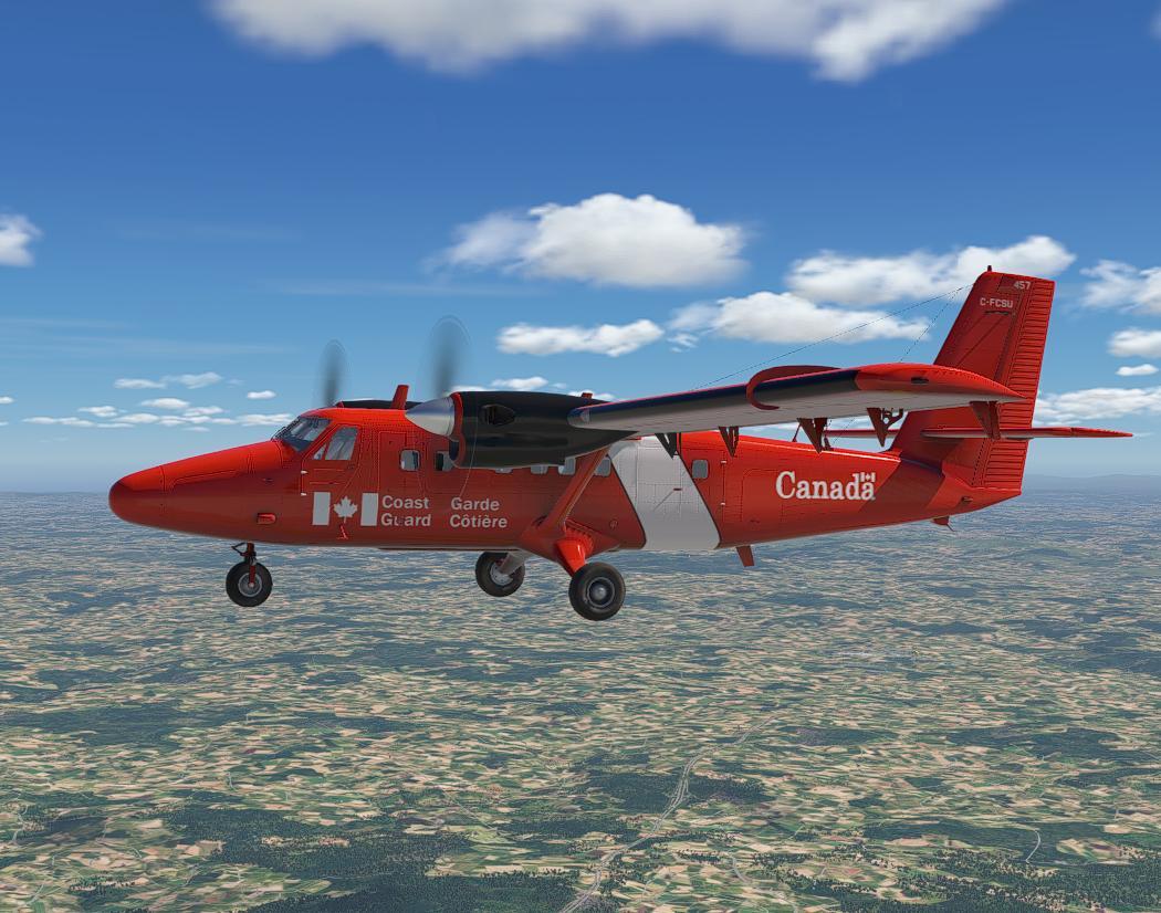 DHC 600 COAST GUARD - Aircraft Skins - Liveries - X-Plane.Org Forum