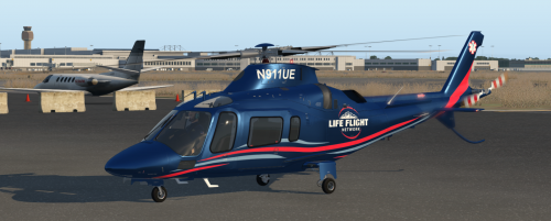 N911UE Life Flight Network Livery for X-Rotors AW109 V1.06+ - Aircraft ...