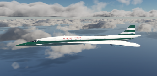 Concorde V2 Cathay Pacific (1970) House Livery - Concorde by Colimata ...