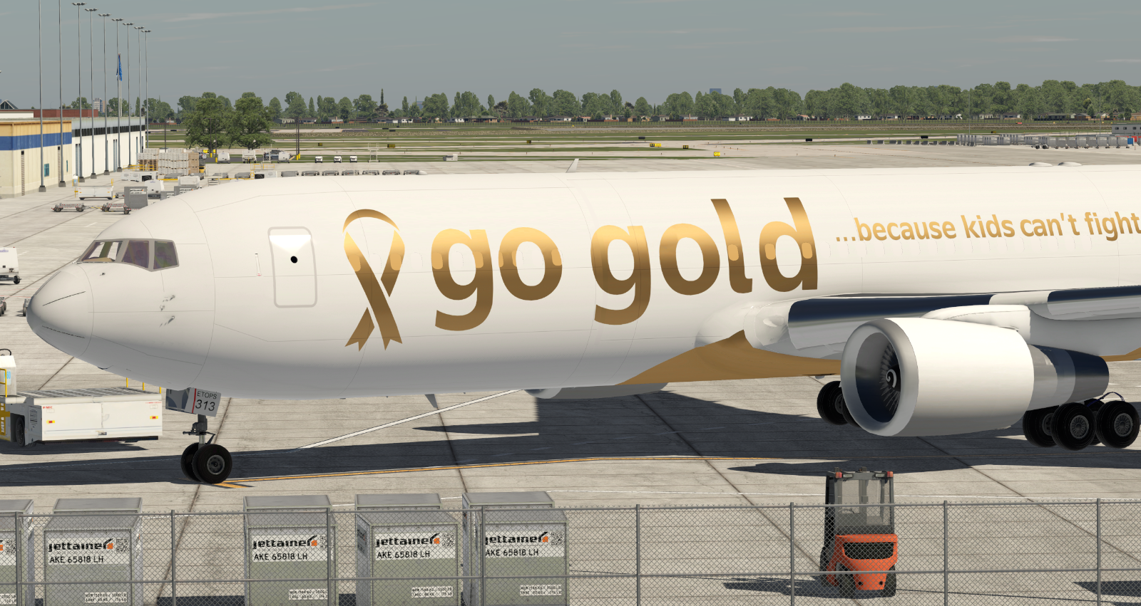 Amazon Prime Air Go Gold livery Boeing B767-300 BDSF for Project 76 ...