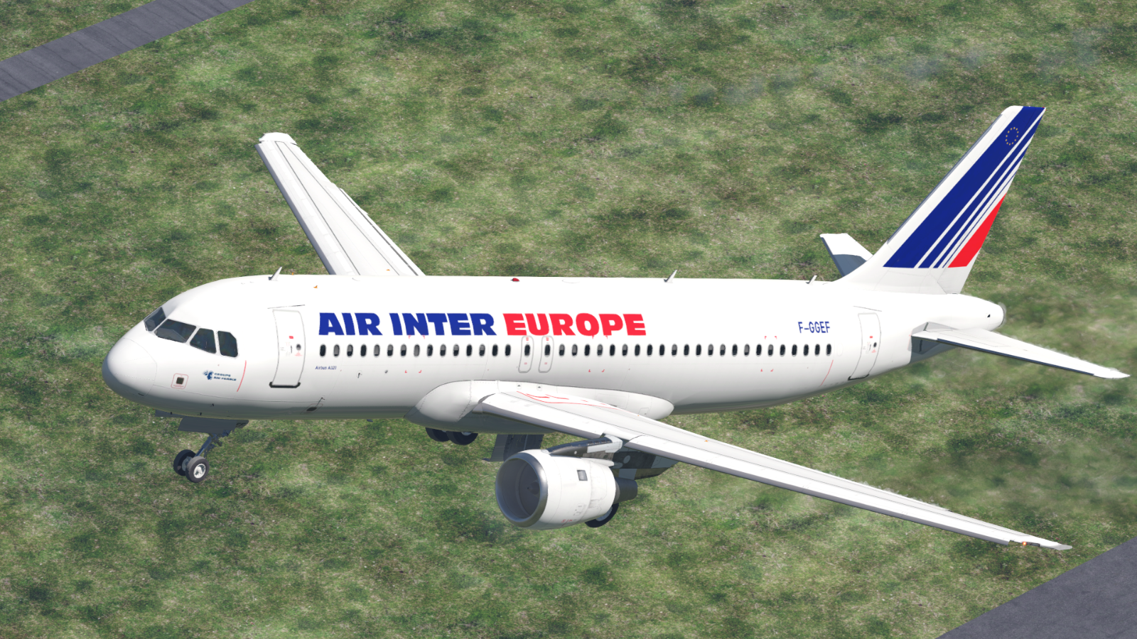 Air Inter Europe - F-GGEF - Flight Factor A320 - Aircraft Skins ...