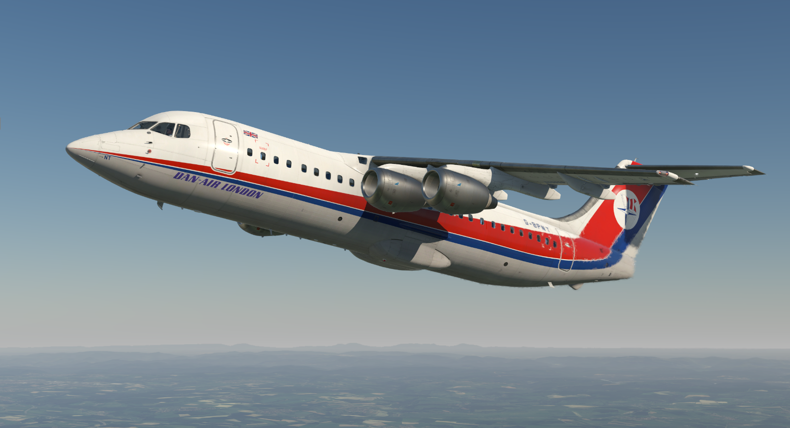 Dan Air Livery Pack for JustFlight BAe 146-300 - Aircraft Skins ...