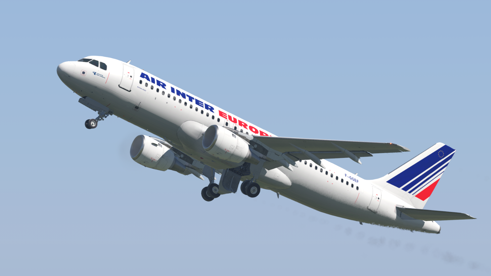 Air Inter Europe - F-GGEF - Flight Factor A320 - Aircraft Skins ...