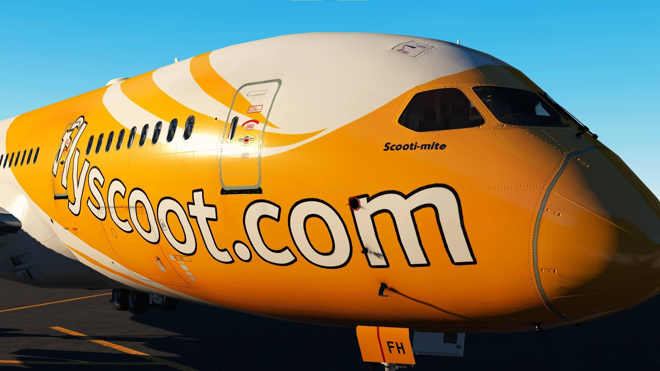 TGW - Magknight 787-8: Scoot Airlines ''Scooti-mite'' (9V-OFH) - 787-8 ...
