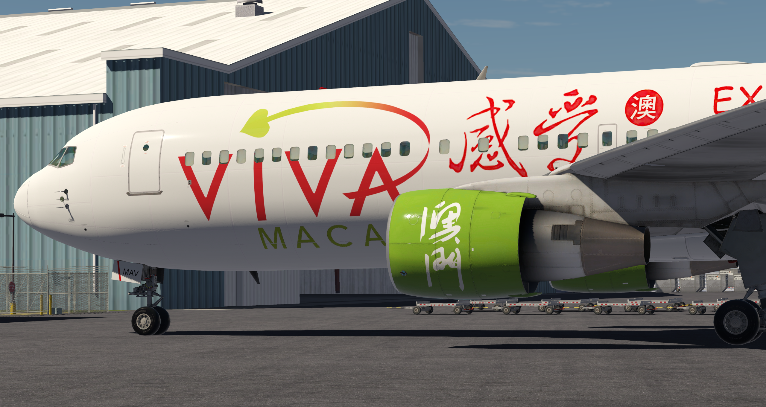 Viva Macau fleet: Boeing 767 pack - FlightFactor - X-Plane.Org Forum