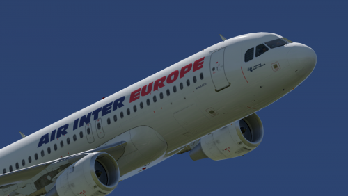 Air Inter Europe - F-GGEF - Flight Factor A320 - Aircraft Skins ...