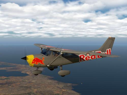 RED BULL PLANE SWAP Cessna 172 - Aircraft Skins - Liveries - X-Plane ...