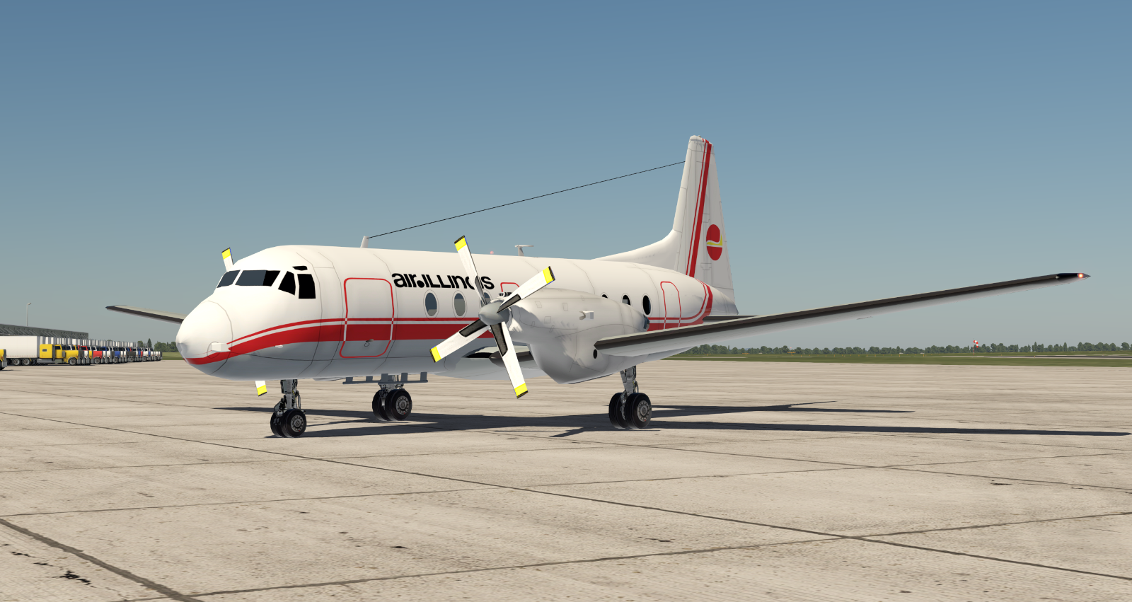 Air Illinois Hawker Siddeley HS748 N748LL & N749LL - Aircraft Skins ...
