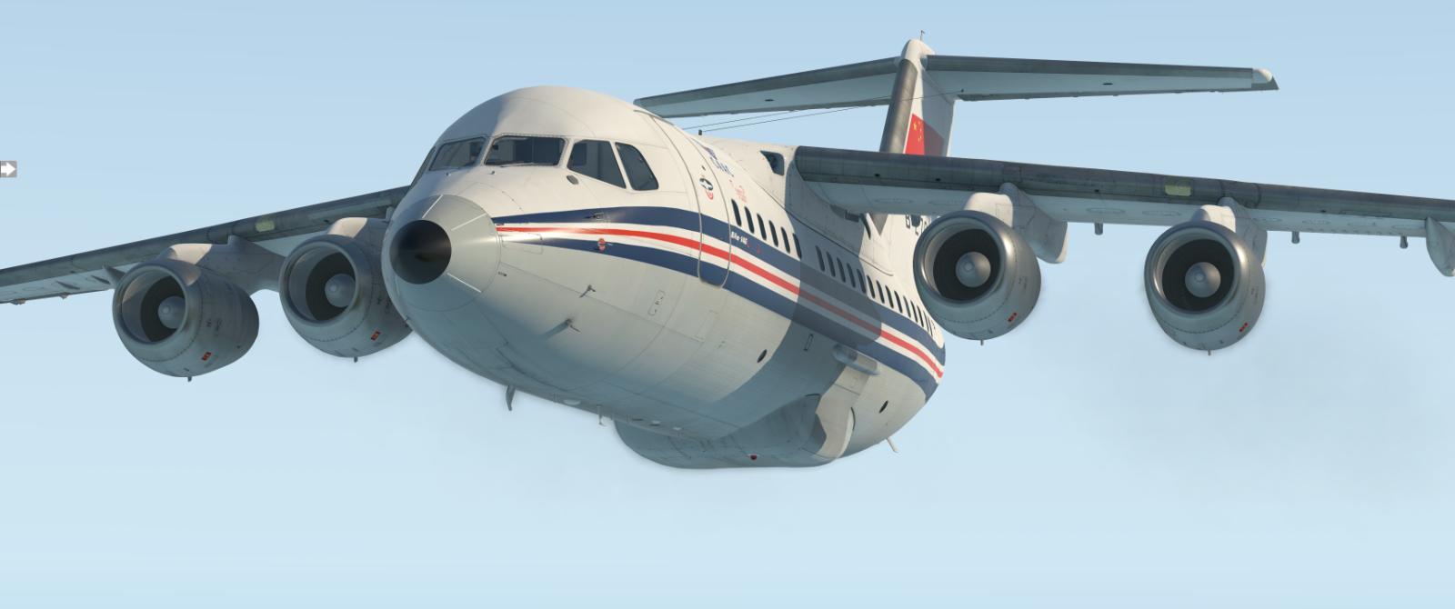 JustFlight BAe-146 - China CAAC - BAe 146-100 (circa 1986) - Aircraft ...