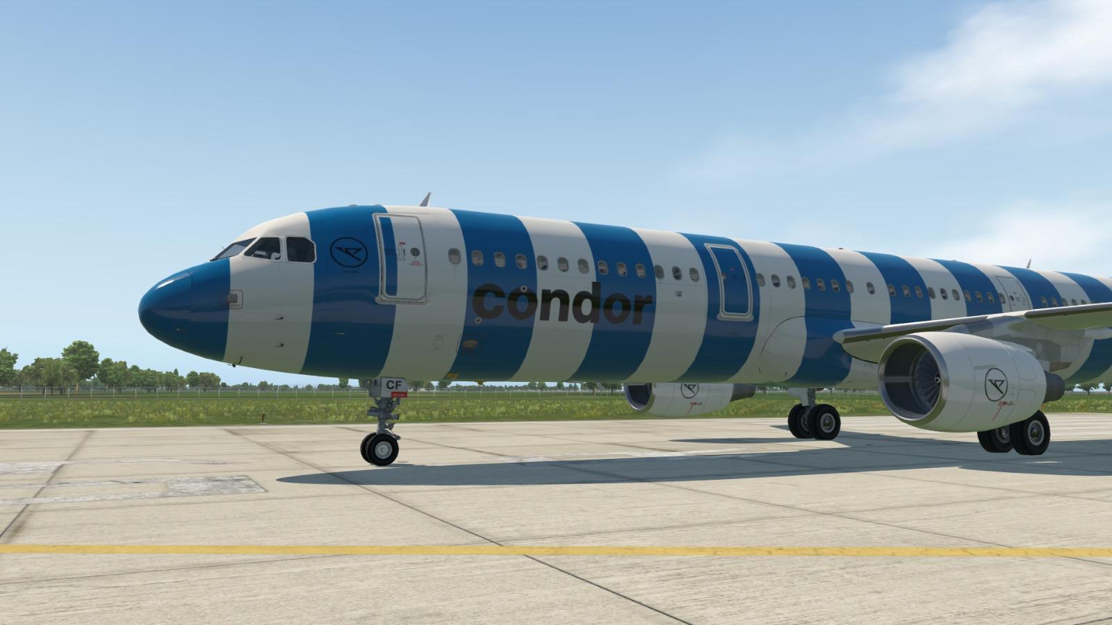 ToLiss A321 Condor (D-ATCF, Condor Sea) - Aircraft Skins - Liveries - X ...