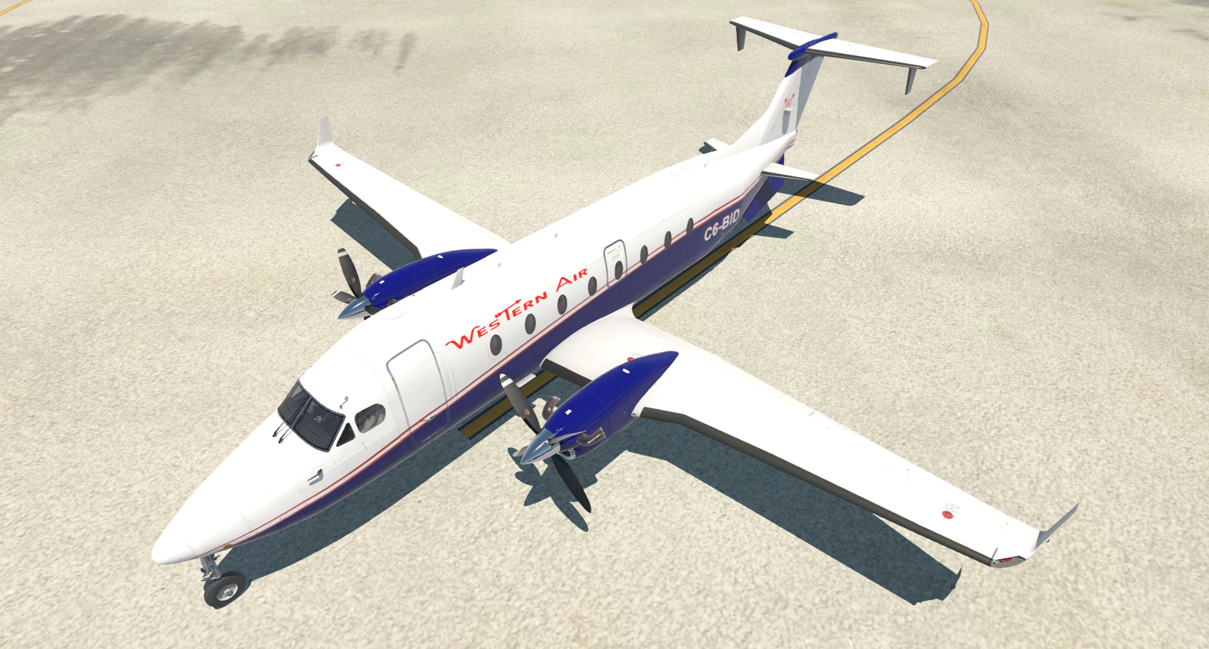 Western Air !900D - Carenado Paints - X-Plane.Org Forum
