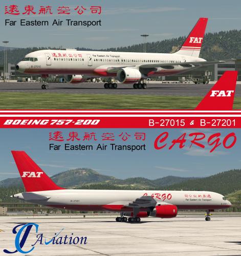 Far Eastern Air Transport (FAT) Boeing 757-200 pack - FlightFactor - X ...