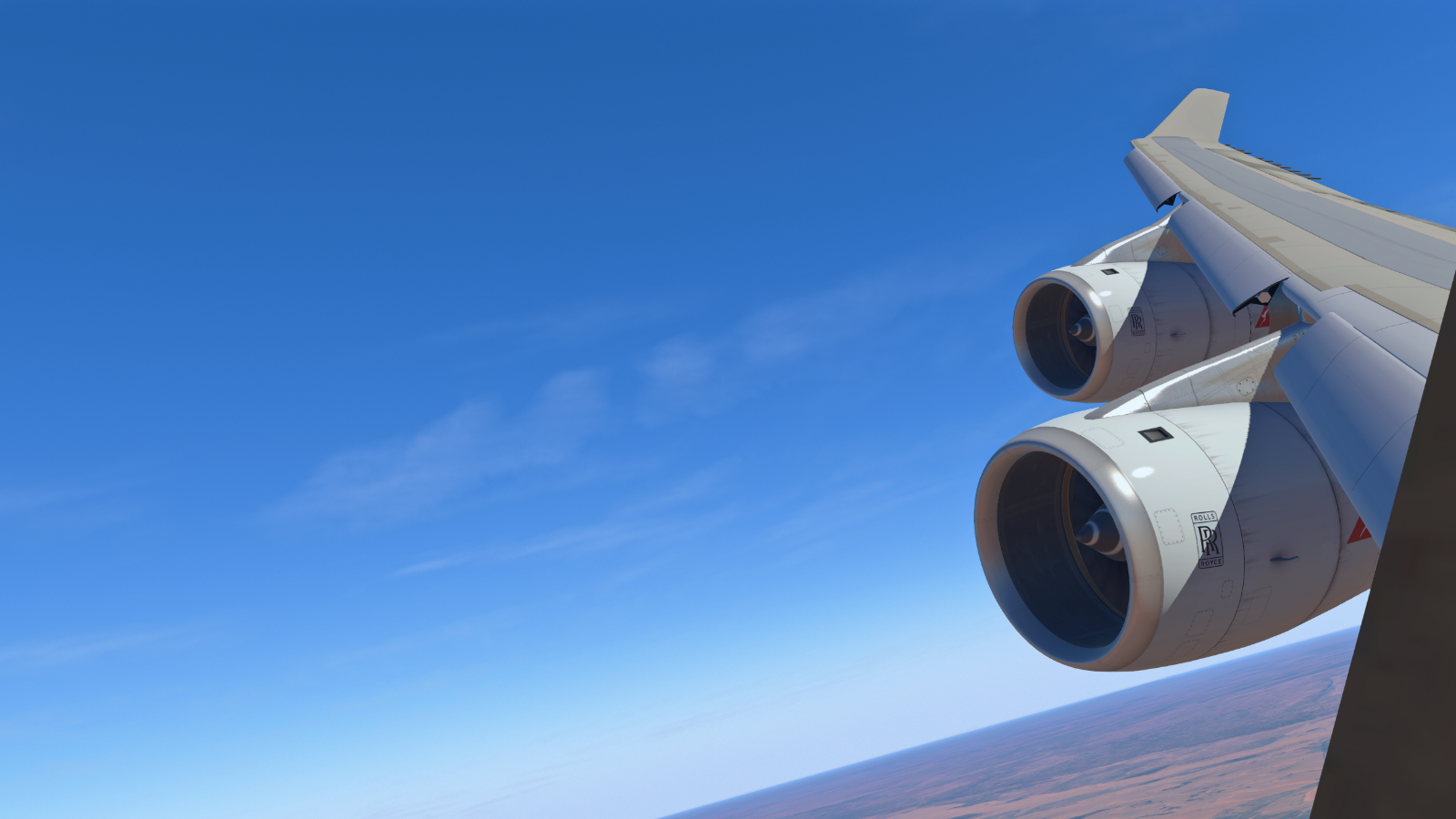 Qantas 'Boxing Kangaroo' 747-400 VH-OJU | RR-RB211 (mSparks 747 ...