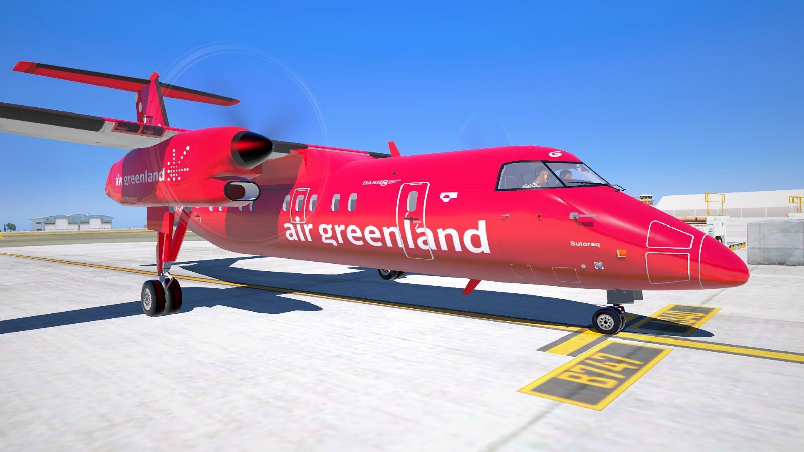 Air Greenland OY-GRG for Manky1 Q100/200 - Aircraft Skins - Liveries ...