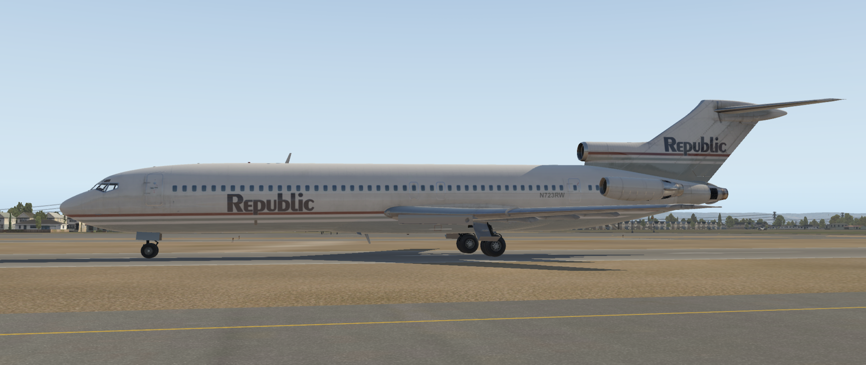 Republic Airlines Boeing 727-200 - FlyJSim - X-Plane.Org Forum