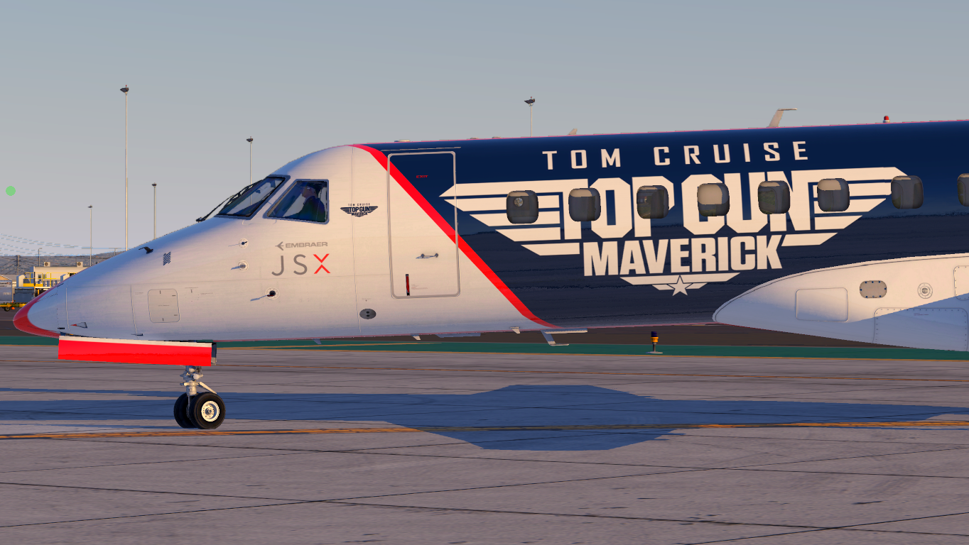 X-CRAFT ERJ 135 - JetSuiteX (JSX) TOP GUN MAVERICK - Aircraft Skins ...