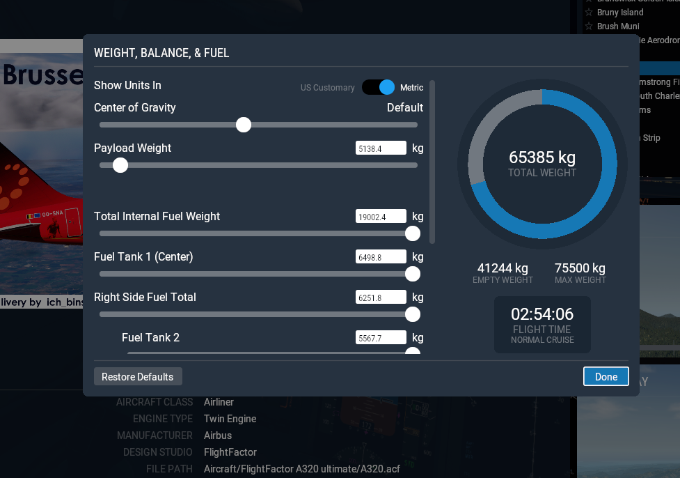 (solved)FFa320 max flight time 4h with all fuel tanks at max - 320 ...