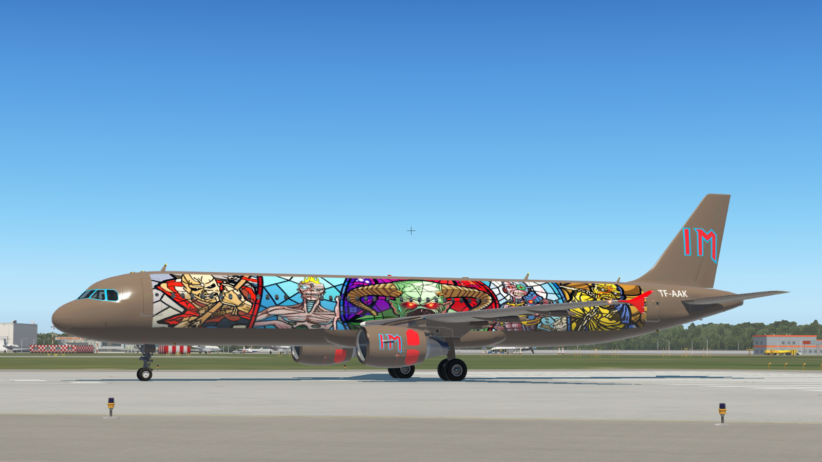 Toliss A321 Iron Maiden Legacy of The Beast Tour-2019 Livery - Aircraft ...