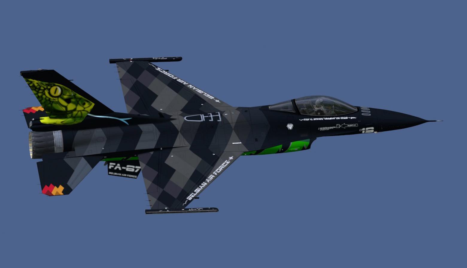 DeltaWing Simulations F-16C Block 52+ Belgium Air Force - Dream Viper ...