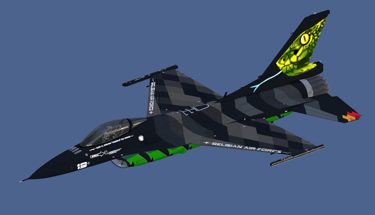 DeltaWing Simulations F-16C Block 52+ Belgium Air Force - Dream Viper ...