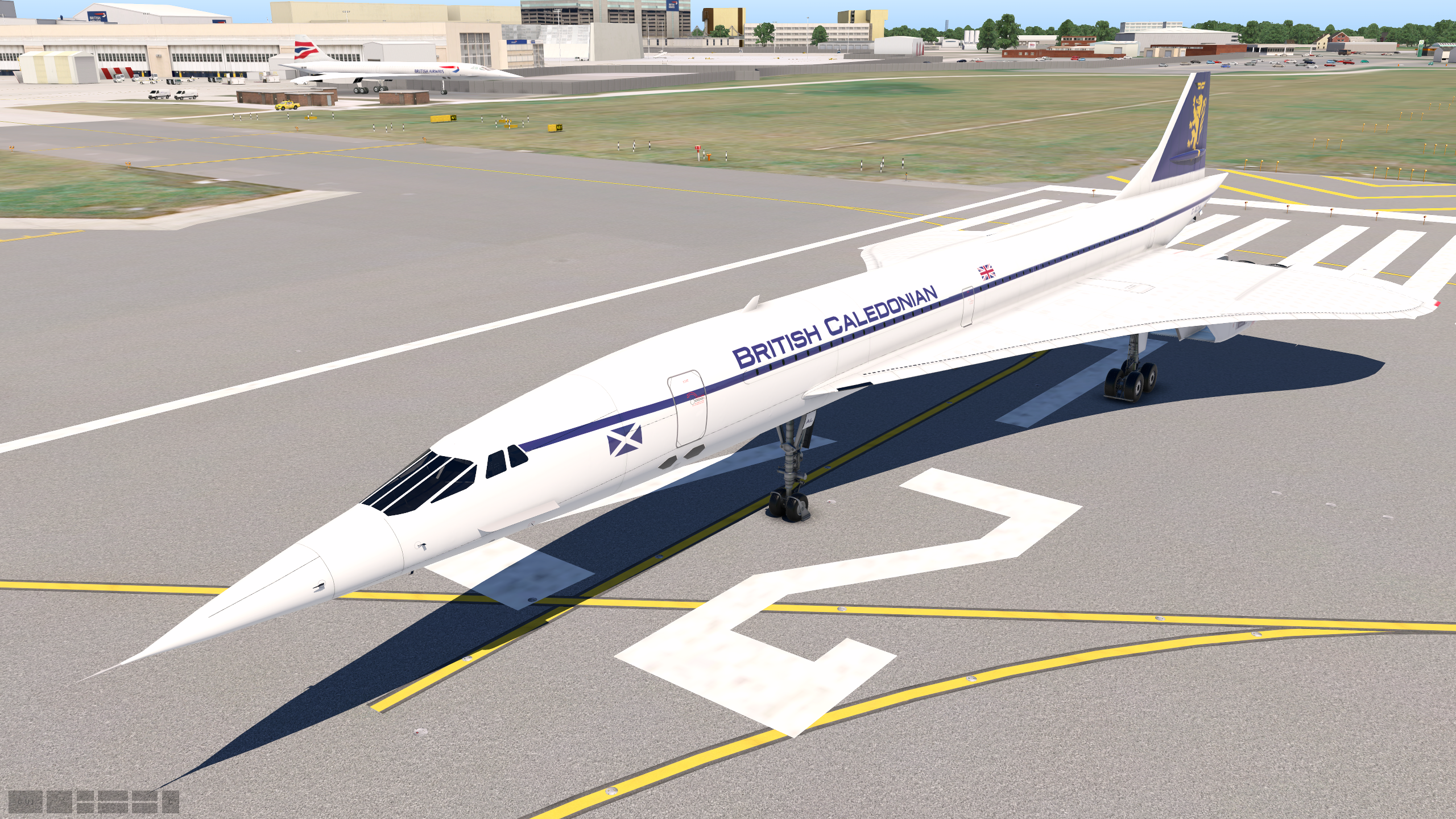 British Caledonian livery (G-BCAL) for the Colimata Concorde v2 ...