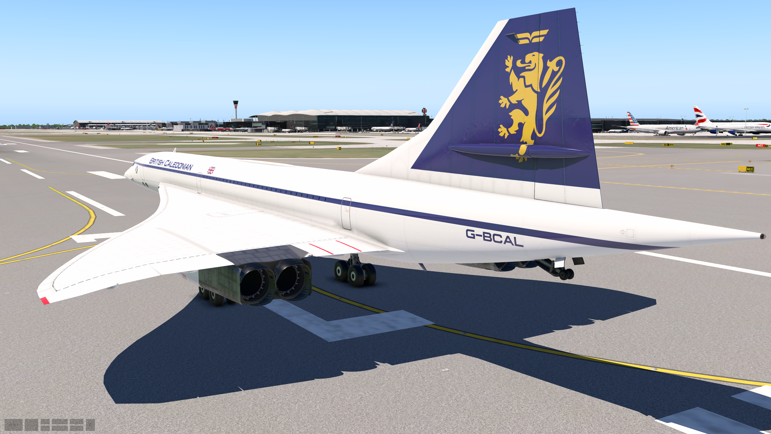 British Caledonian livery (G-BCAL) for the Colimata Concorde v2 ...