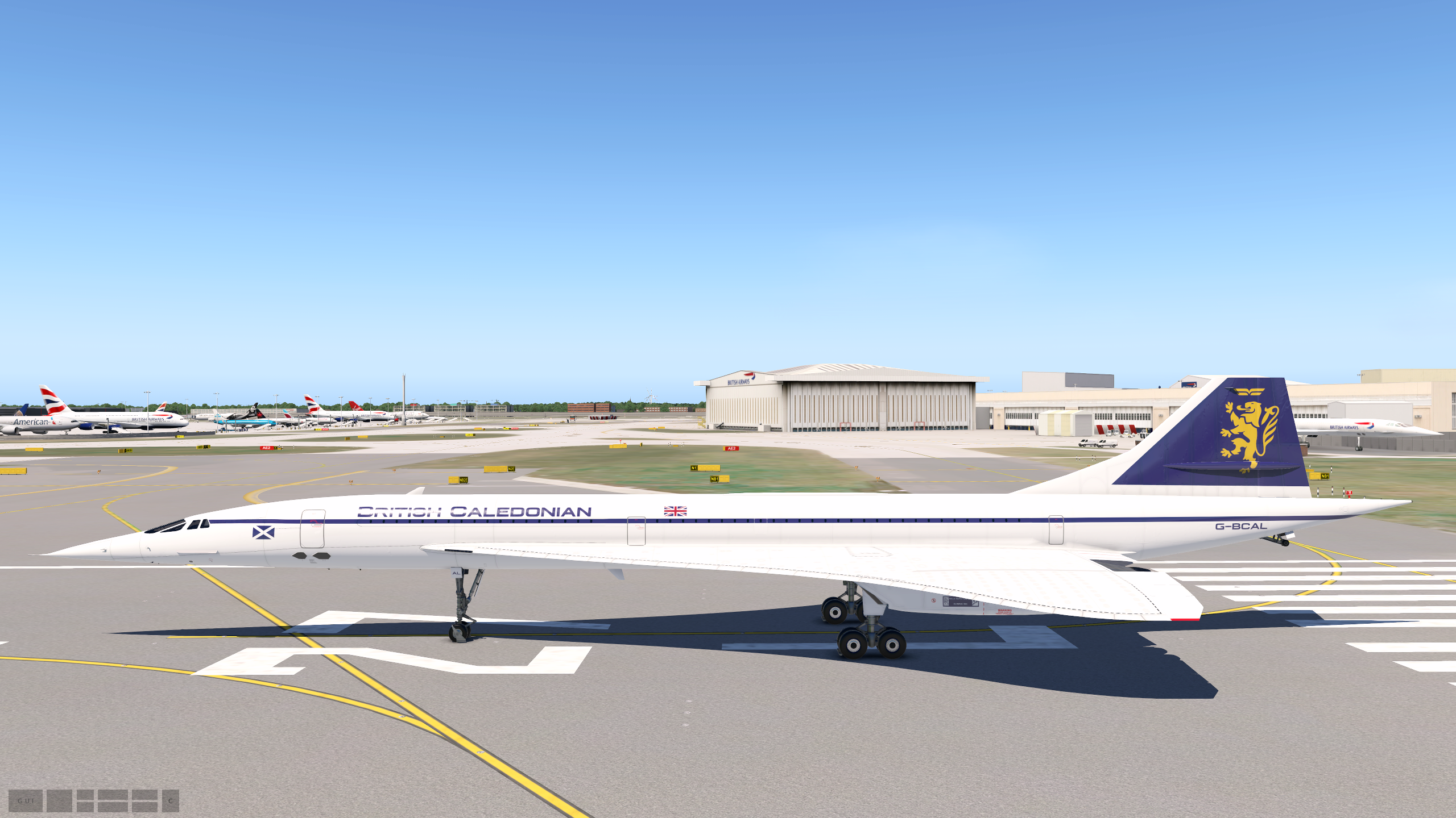 British Caledonian livery (G-BCAL) for the Colimata Concorde v2 ...