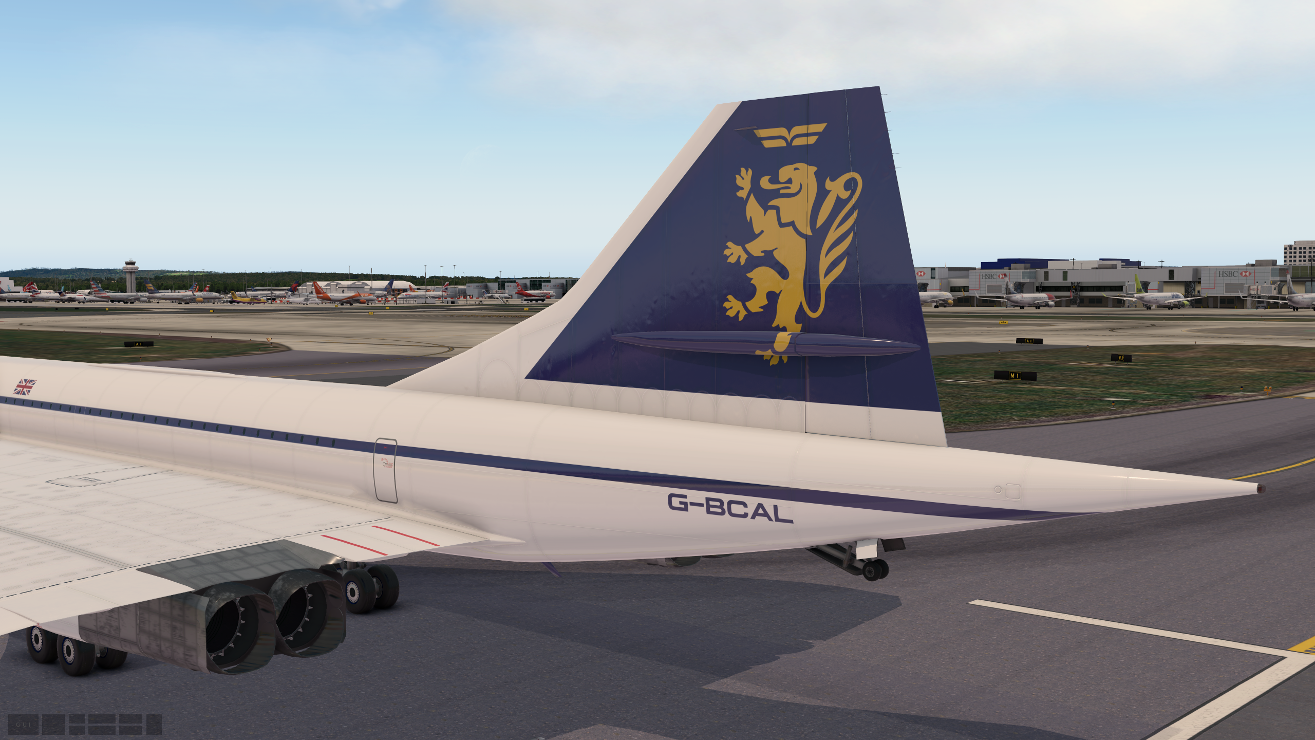 British Caledonian livery (G-BCAL) for the Colimata Concorde v2 ...