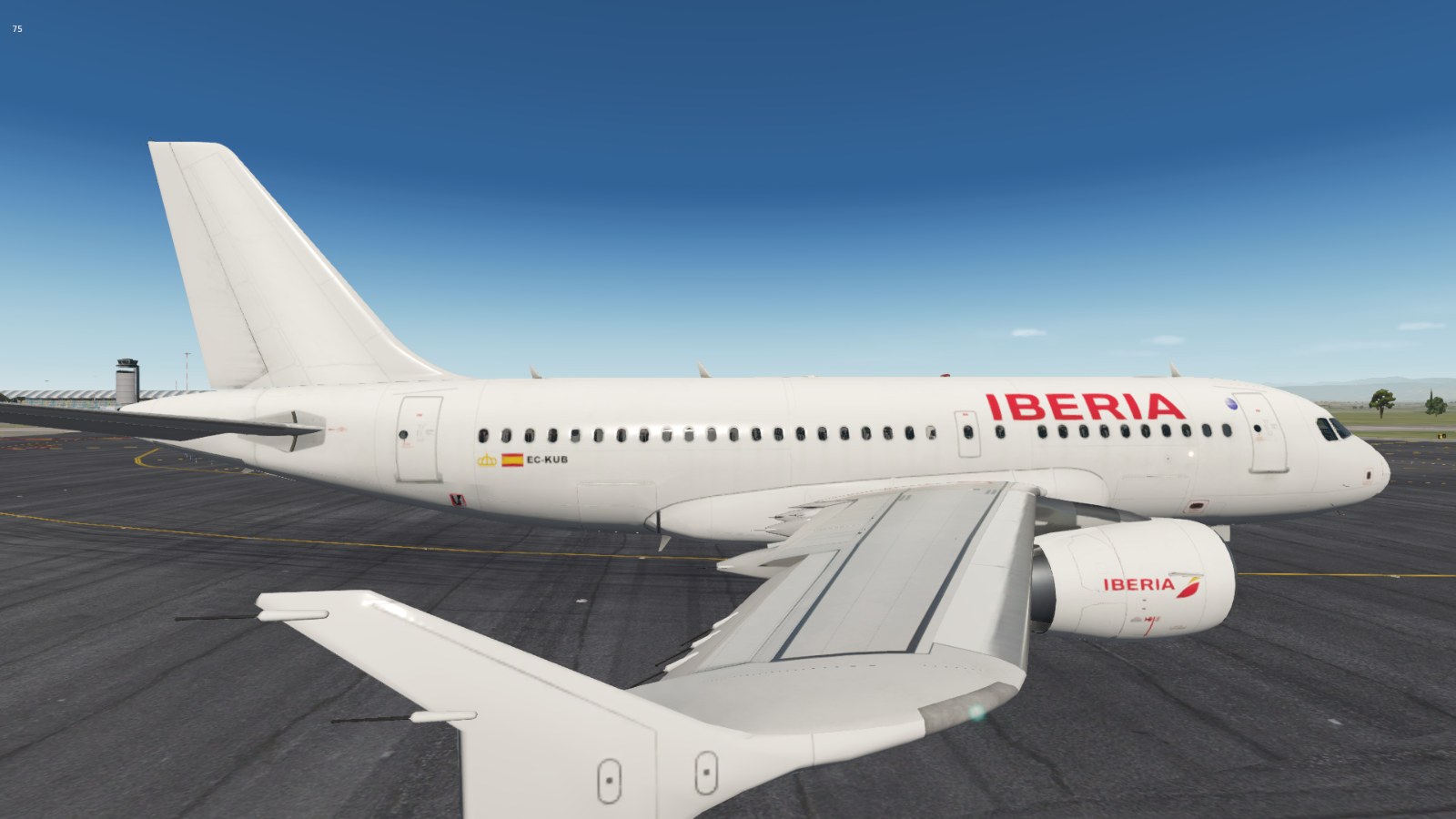 Iberia a319 toliss EC-KUB white - Toliss A319 - X-Plane.Org Forum