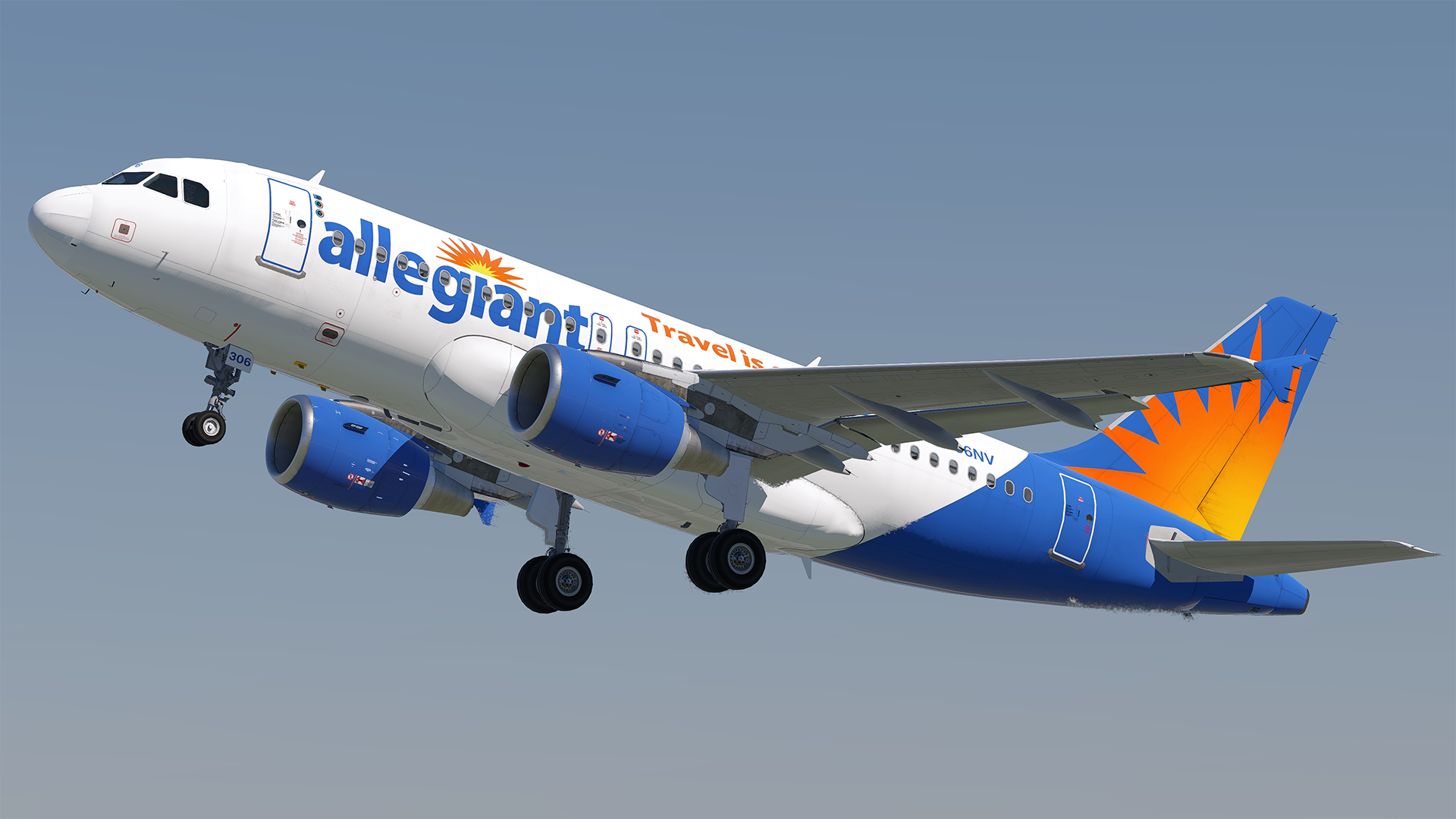 Allegiant Air ToLiss A319 'Old Livery' Pack - Toliss A319 - X-Plane.Org ...