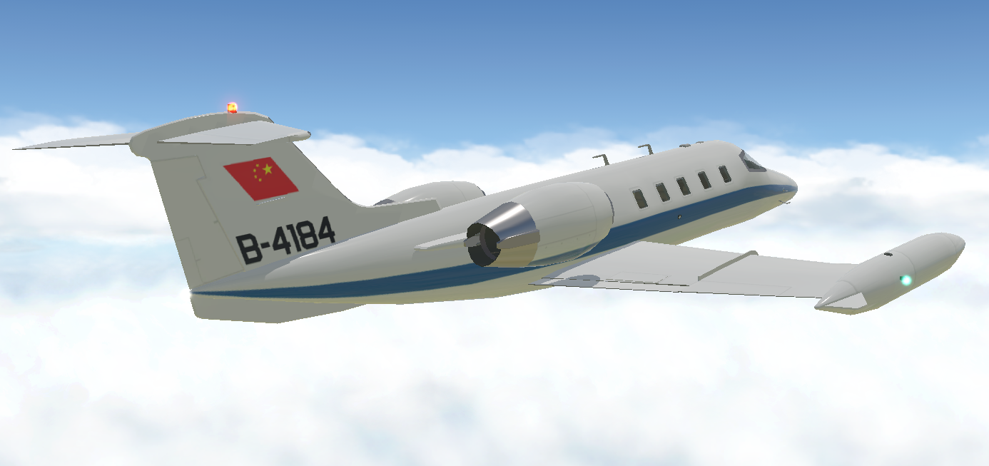 Freeware Learjet 35 (36) China PLAAF (B-4184) Livery - Aircraft Skins ...