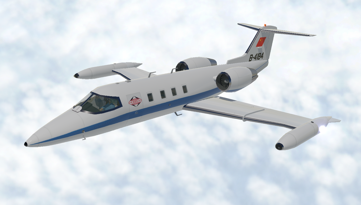 Freeware Learjet 35 (36) China PLAAF (B-4184) Livery - Aircraft Skins ...