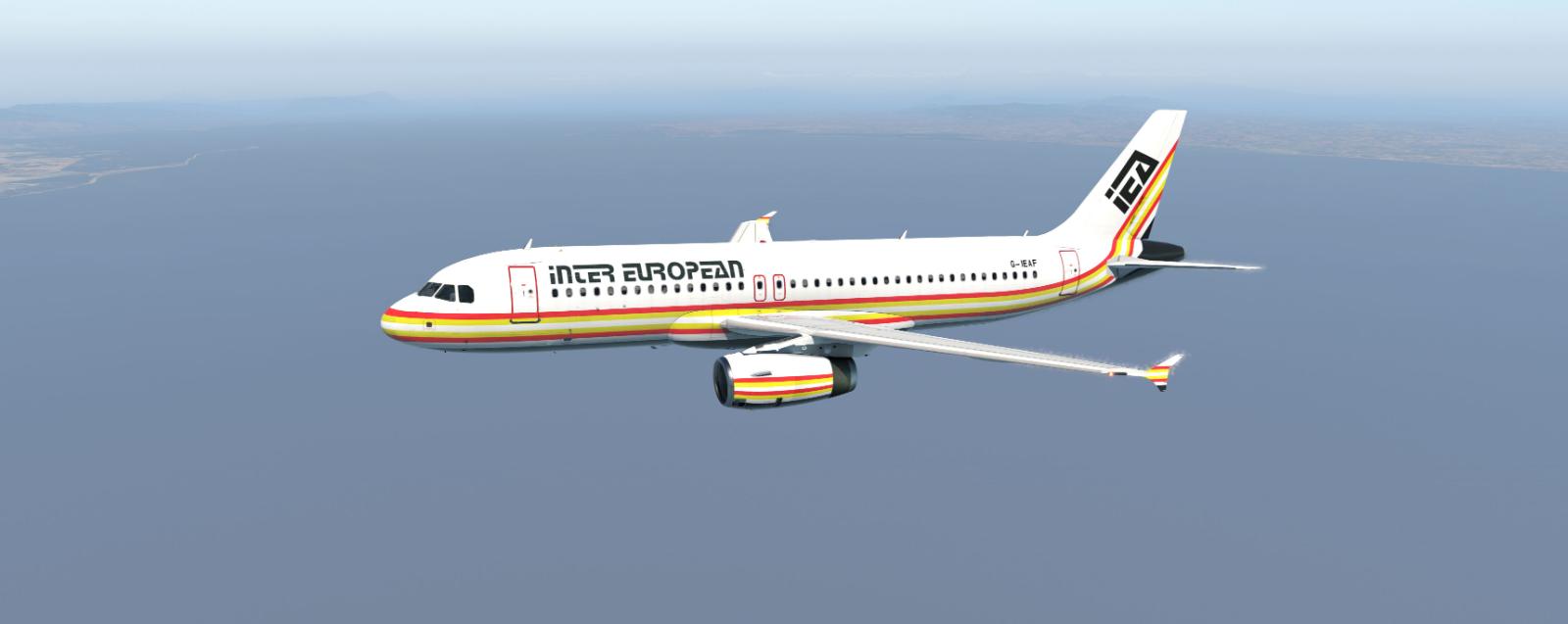 Inter European Airways Flight Factor A320 - Aircraft Skins - Liveries ...