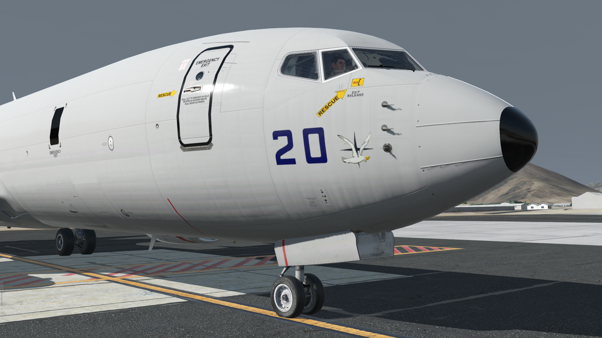 Indian Navy Boeing P8-I Livery IN320 for Zibo MOD & LevelUP 737-800NG ...