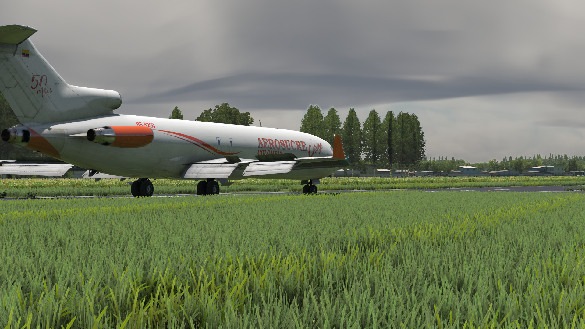 Aerosucre 50 Años (HK-5239 | Winglets) Livery for FlyJSim B727-200F V3 ...