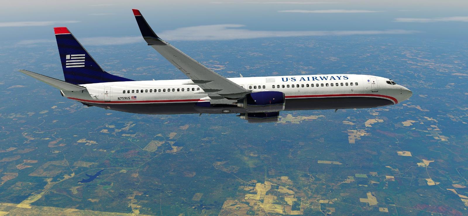 LevelUp 737 NG - Fictional Repaint of US Airways 737-800 and 900 ...