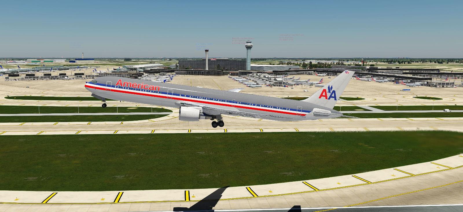 Flight Factor 767-400ER - American Airlines - Eagle Livery (Bare Metal ...