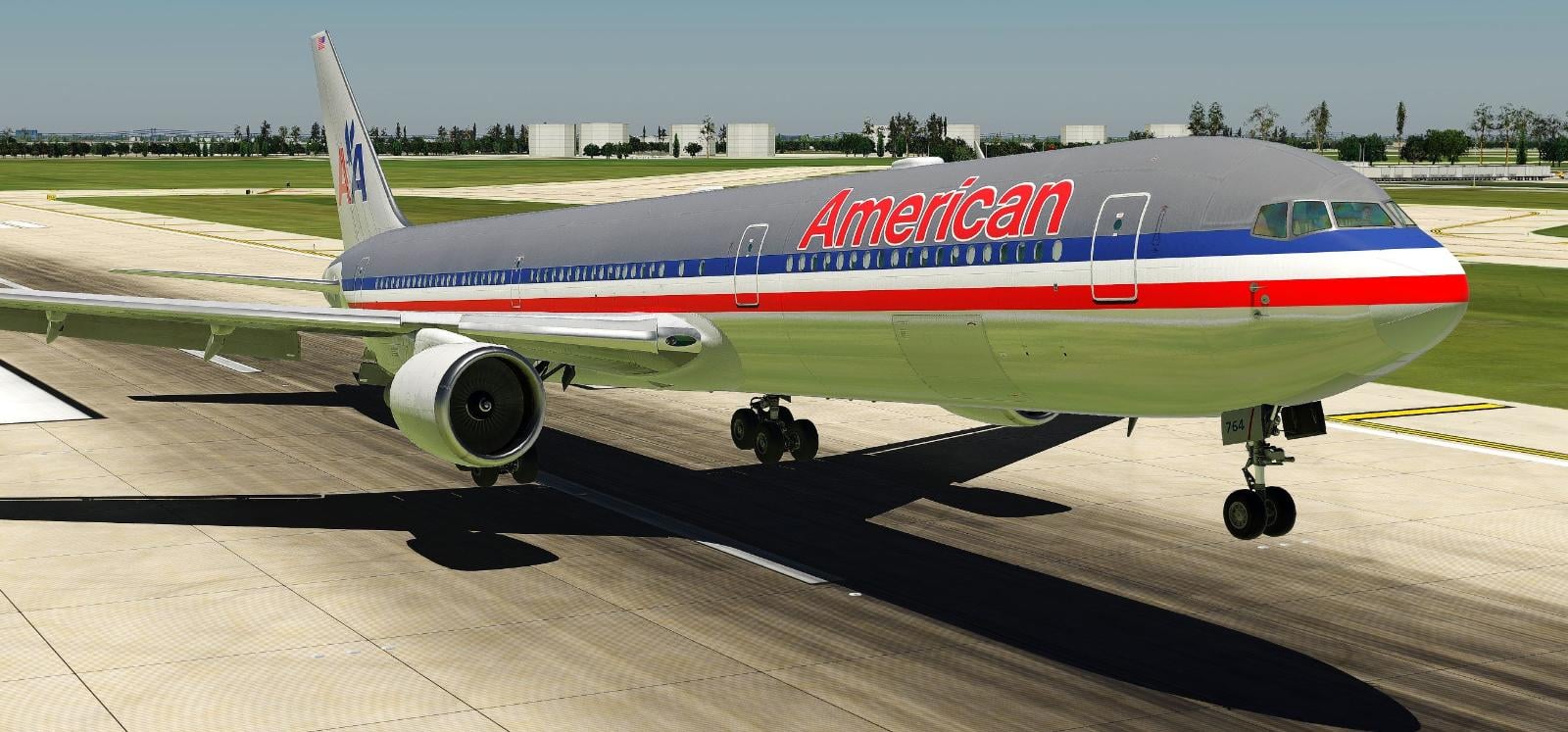 Flight Factor 767-400ER - American Airlines - Eagle Livery (Bare Metal ...