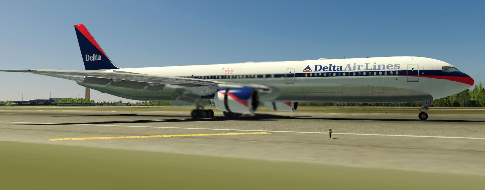 Flight Factor 767-400ER - Delta Air Lines - Ron Allen Livery - N826MH ...