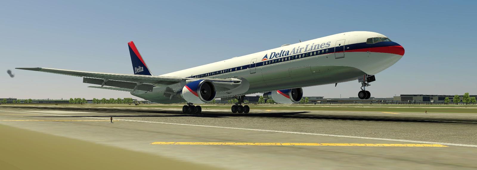 Flight Factor 767-400ER - Delta Air Lines - Ron Allen Livery - N826MH ...