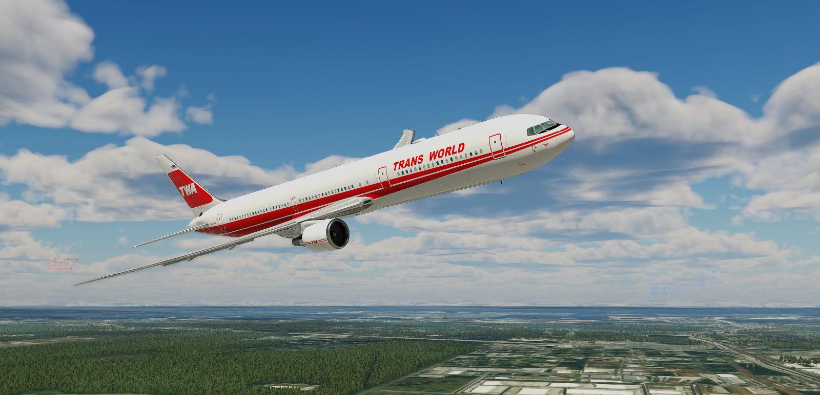Flight Factor 767-400ER - Trans World Airlines (TWA) - Twin Stripe ...