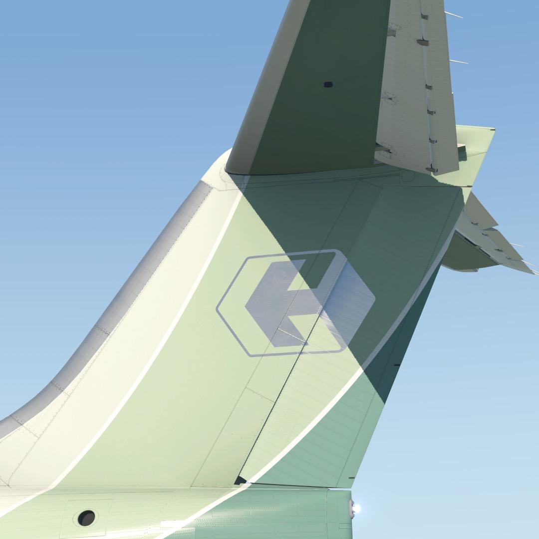Court Line (Halcyon Sky) - BAe 146-200 by JustFlight - Aircraft Skins ...