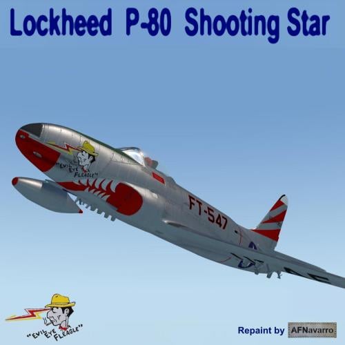 Livery FT-547 for Lockheed P-80 Shooting Star by domhenry - Aircraft ...