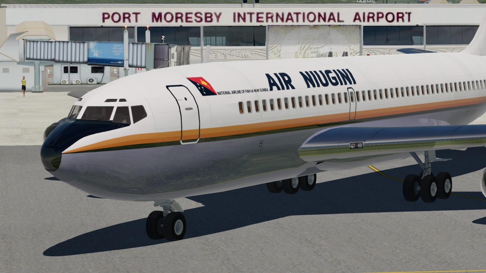 Boeing 720B - Air Niugini P2-ANG - Aircraft Skins - Liveries - X-Plane ...