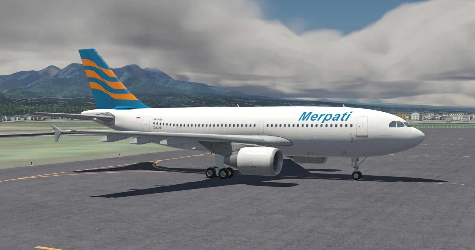 Merpati Nusantara Airlines Fleet Pack for iniSimulations A310-300 ...