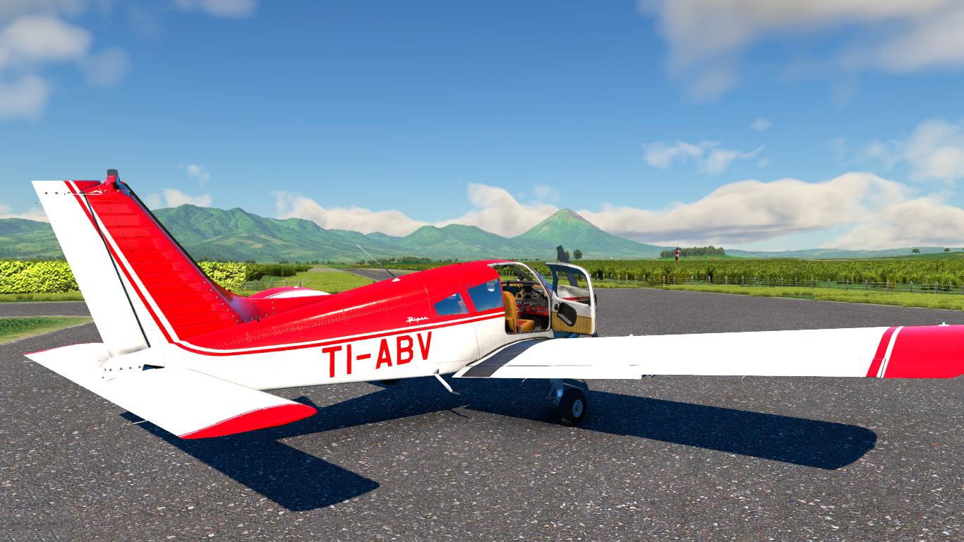 TI-ABV Piper Cherokee PA28 Charger - Aircraft Skins - Liveries - X ...