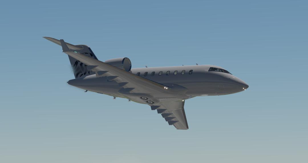 Hot Start Challenger 650 Dzata Livery - Aircraft Skins - Liveries - X ...