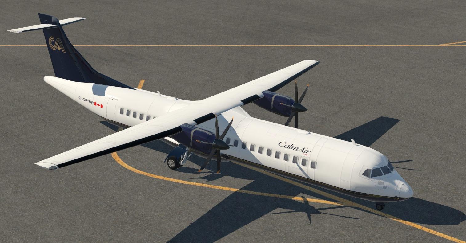 Calm Air - ATR72-500 v1.2 Riviere 1.2.0 - Aircraft Skins - Liveries - X ...