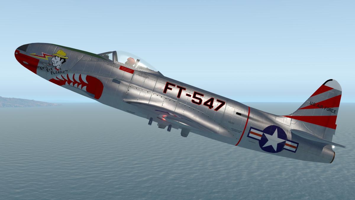 Livery FT-547 for Lockheed P-80 Shooting Star by domhenry - Aircraft ...