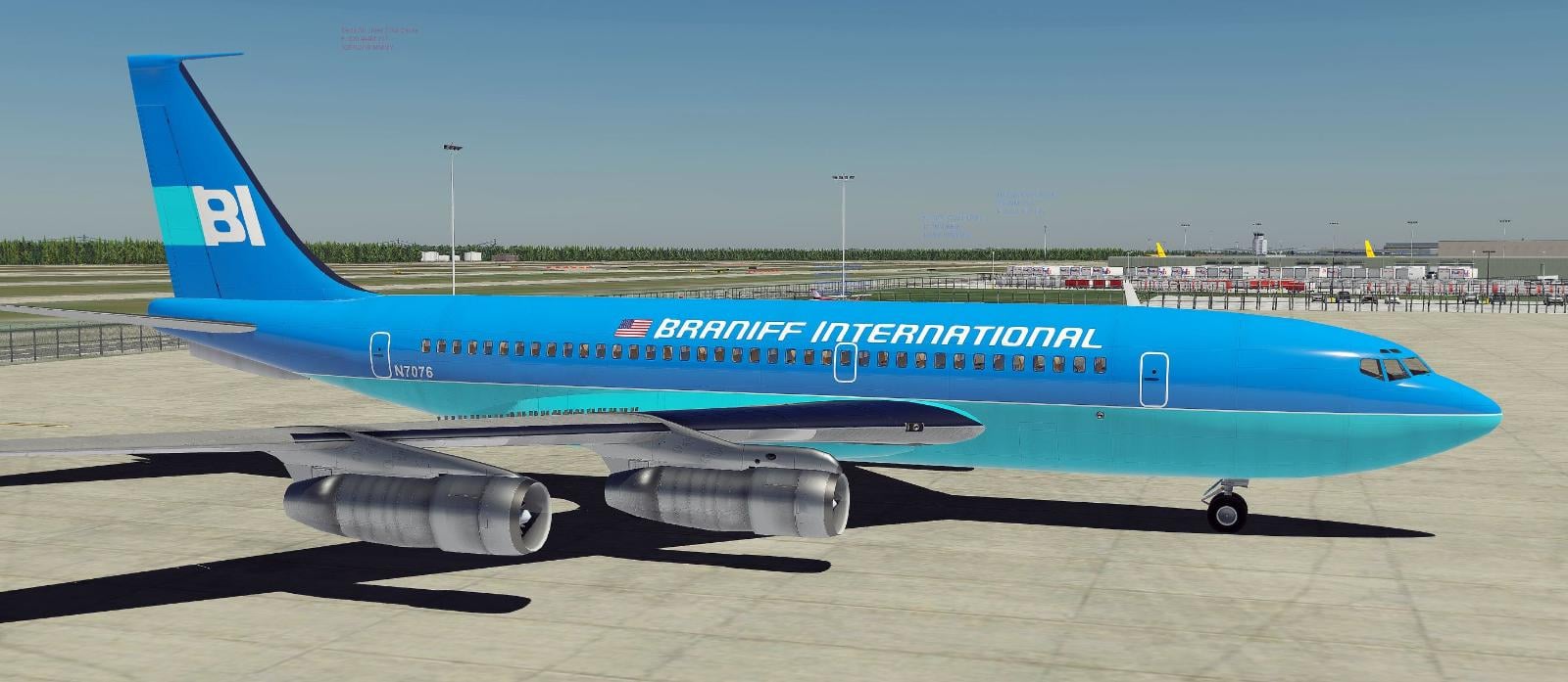 Braniff International Airways - Flying Colors for Shenshee Boeing 720B ...